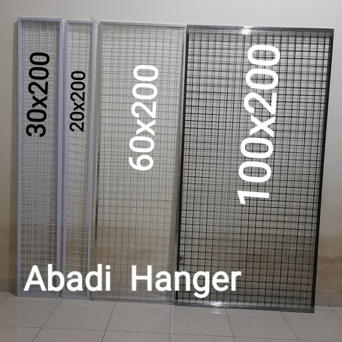 Jual jaring ram besi 100 x 200 cm bingkai putih/hitam/chrome | Shopee ...