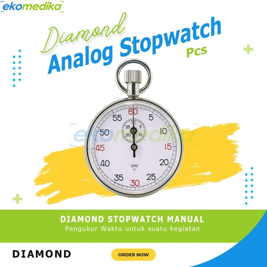 Jual STOPWATCH DIAMOND ORIGINAL MODEL 505 MECHANIC ANALOG PEGAS ...