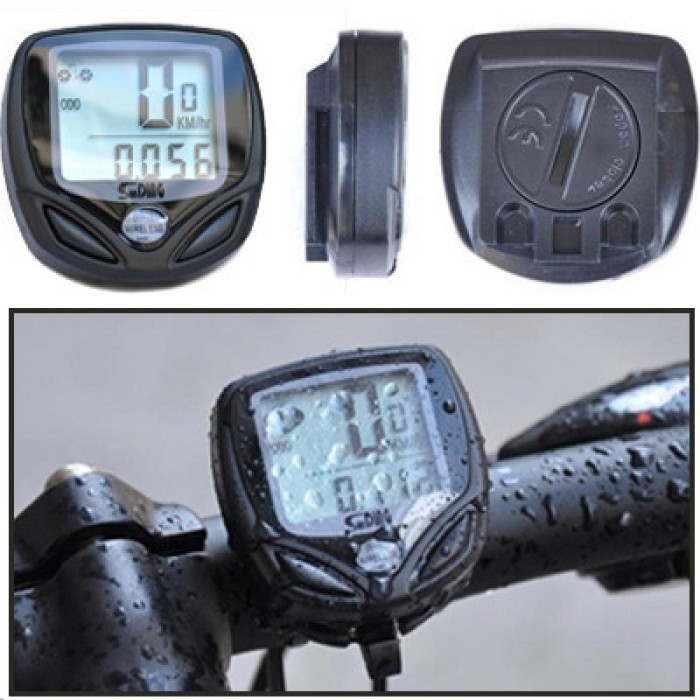 Jual Sunding Speedometer Sepeda Wireless Display Lcd - Sd-548C [Hitam ...