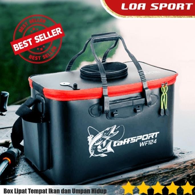 Jual Box Umpan Udang Hidup Tas Lipat Tempat Ikan Hasil Pancing Tahan ...