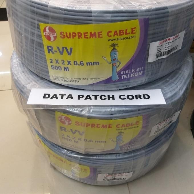 Jual Kabel Itc Telp Supreme Isi 4 Per 50 Meter 2X2X0.6Mm Telepon ...