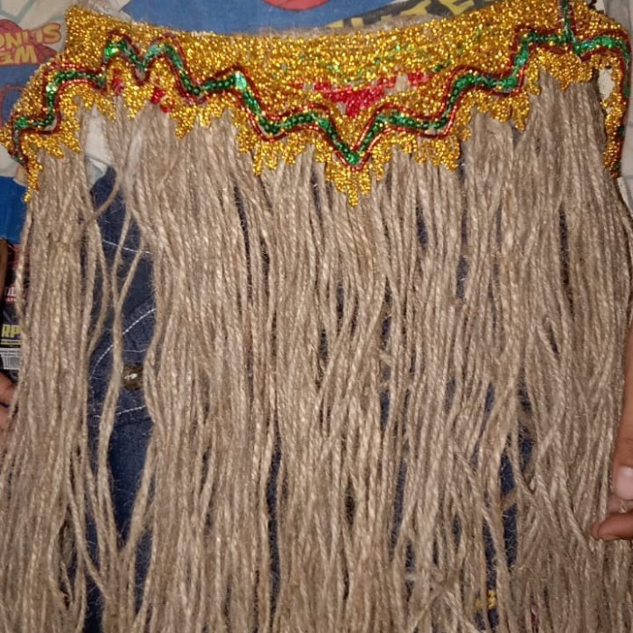 Jual Rok Rumbai Goni Adat Papua Ready ukuran 50 cm K01 | Shopee Indonesia