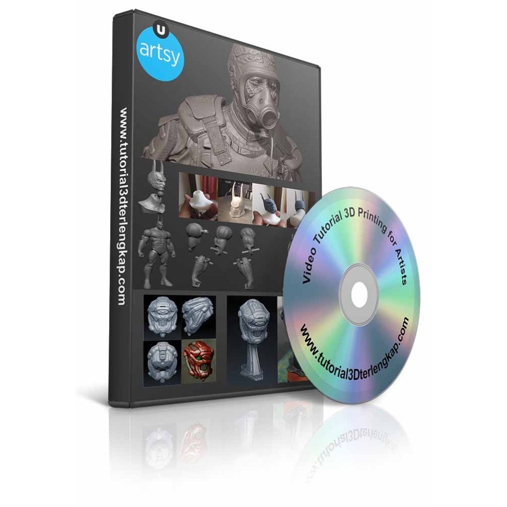 Jual Video Tutorial 3D Printing For Artists Masterclass In Zbrush ...