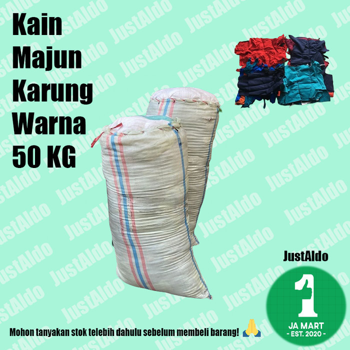 Jual Kain Majun Warna Jenis Campur 1 Karung 50 Kg | Shopee Indonesia