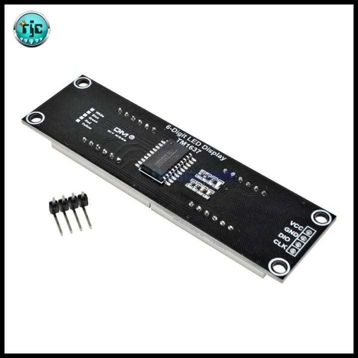 Jual TERMURAH MODULE SEVEN SEGMENT 6-DIGIT 0.56" TM1637 LED 7-SEGMENT ...