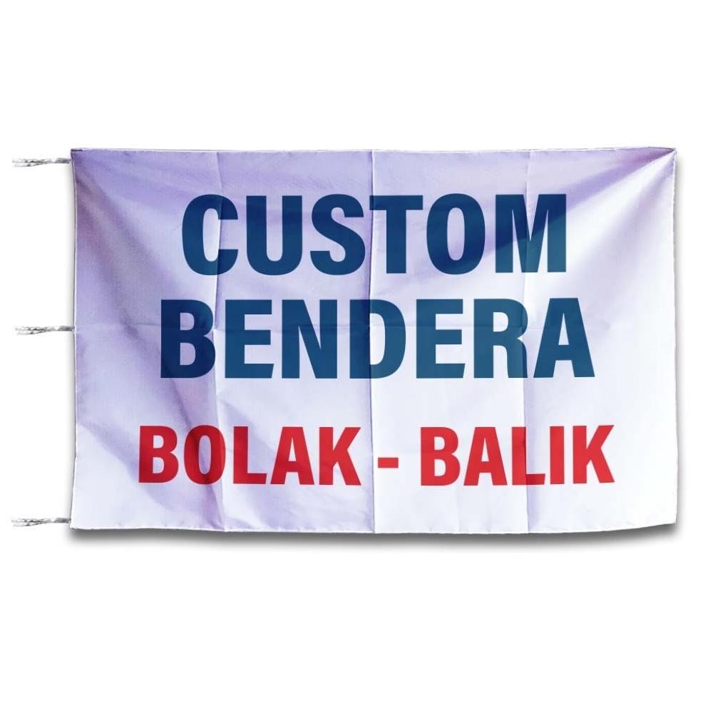 Jual DCF Cetak bendera Printing custom 2 sisi Bolak balik logo desain ...