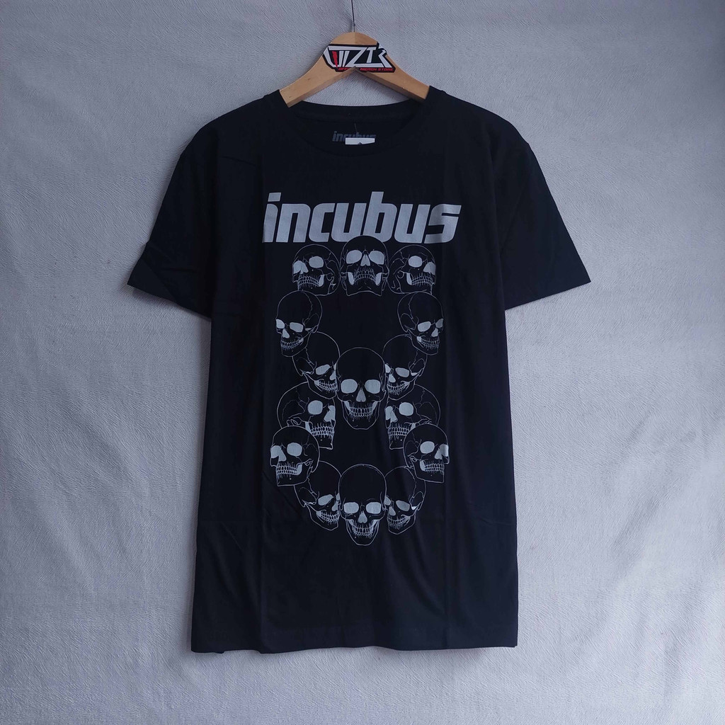 Jual T Shirt Band Official INCUBUS - 8 SKULLS Original | Shopee Indonesia