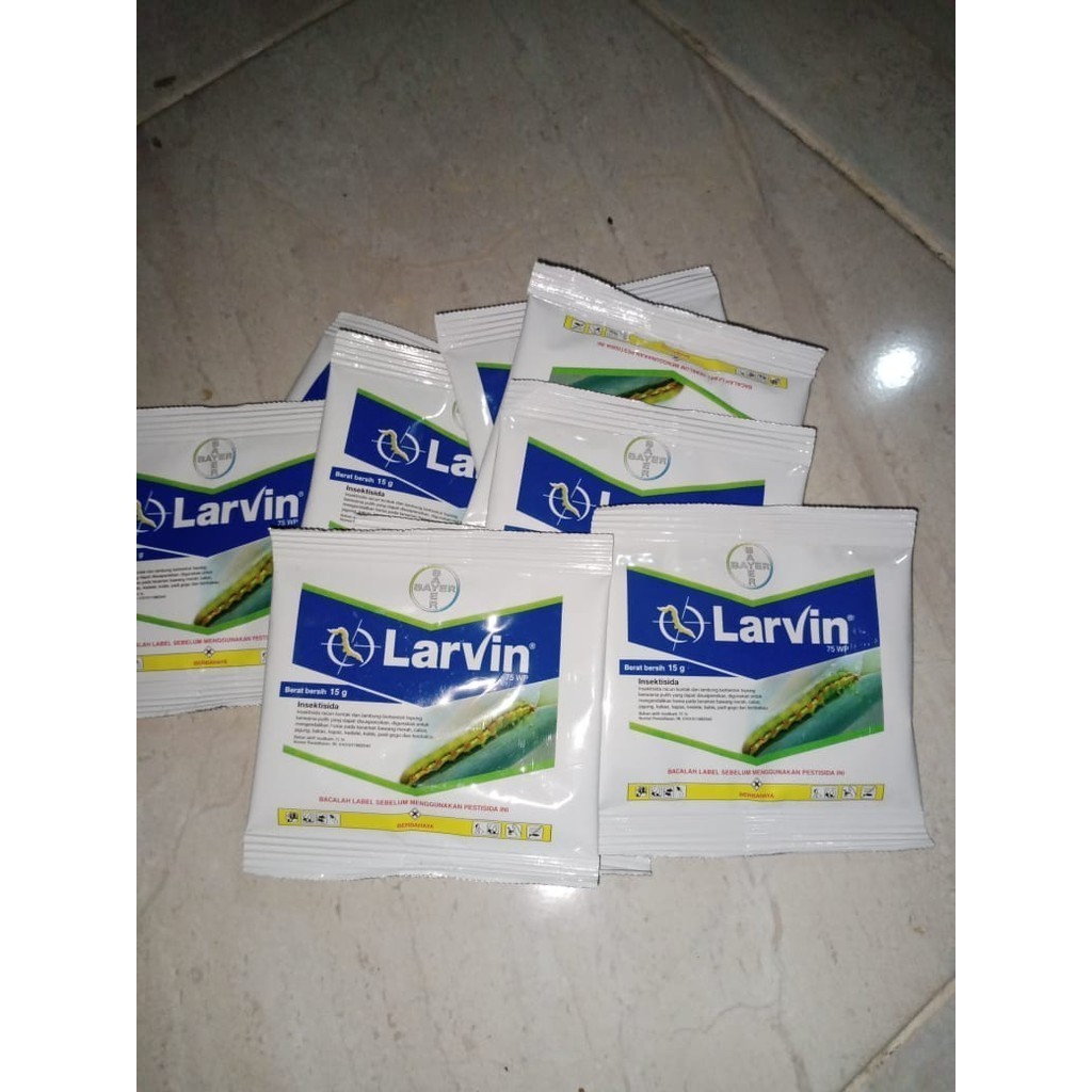 Jual obat pertanian insektisida LARVIN 15gr | Shopee Indonesia