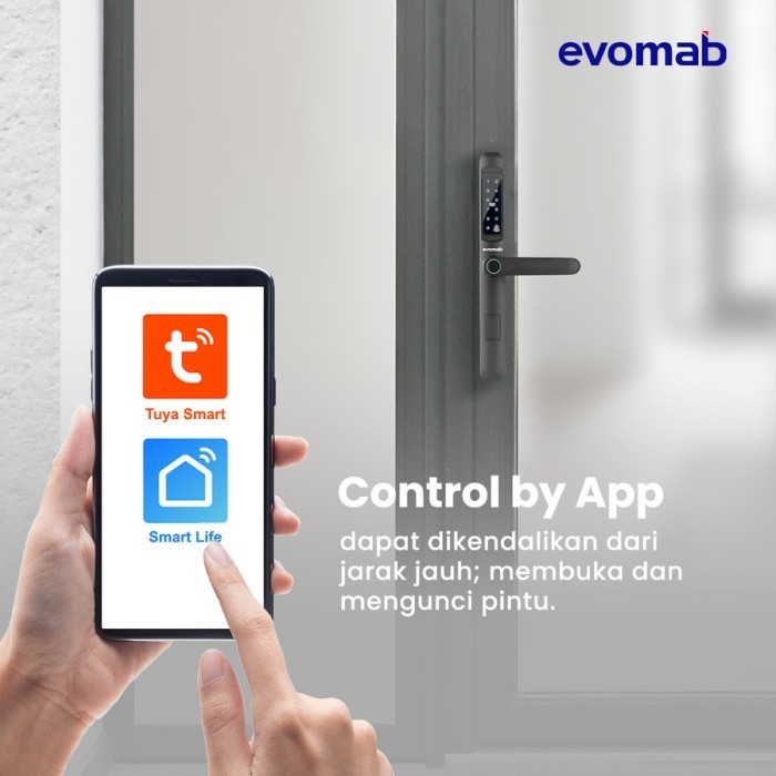 Jual Evomab Handle Pintu Digital Smart Door Lock Alumunium Edlk-Mk3A ...