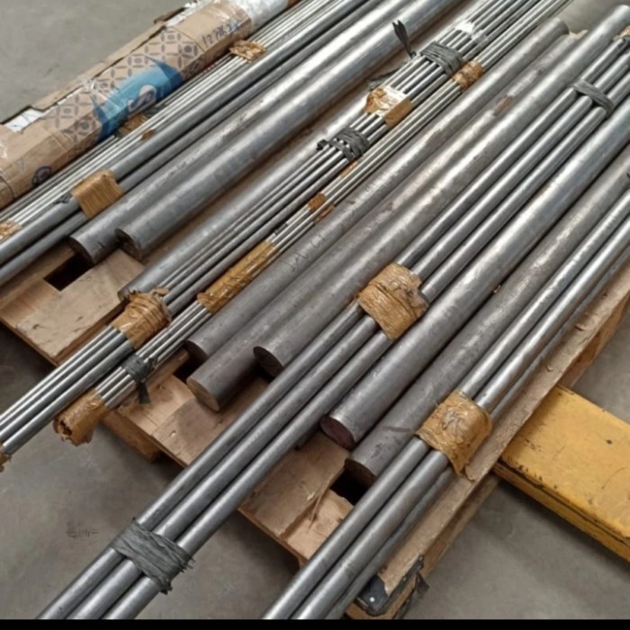 Jual as besi st41 diam 15 mm x 500 mm / besi putih | Shopee Indonesia