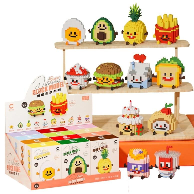 Jual XINZ MAINAN BALOK SUSUN BUAH NANO BLOCKS MINI SERIES MODEL 3D DIY ...