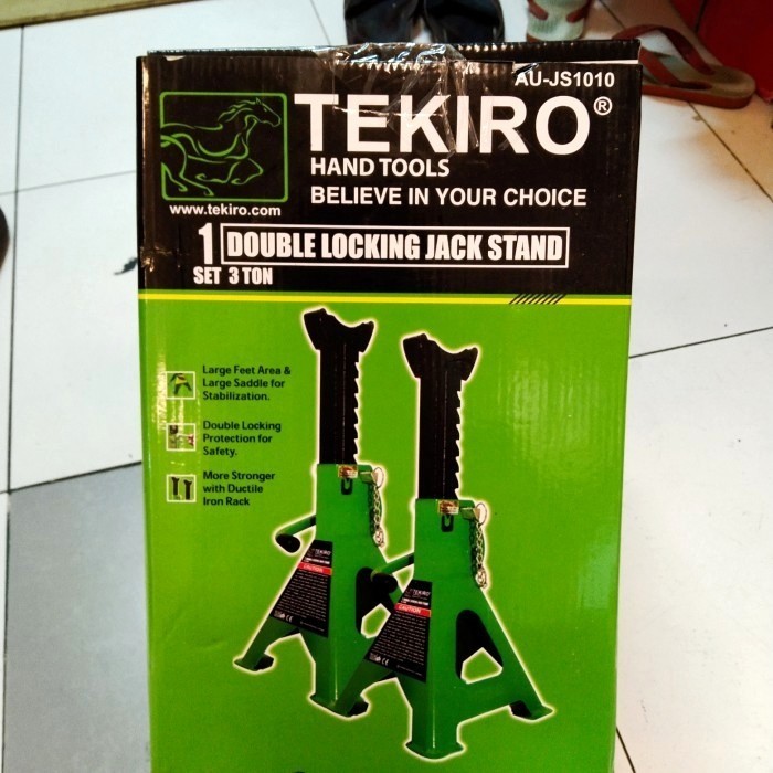 Jual Promo Tekiro Jack Stand 3 Ton Set Isi 2 Pcs / Penahan Dongkrak 3 ...