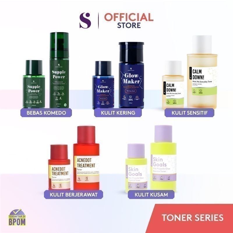 Jual SOMETHINC Toner Series (Glow Maker Toner, Supple Power Toner, Calm ...