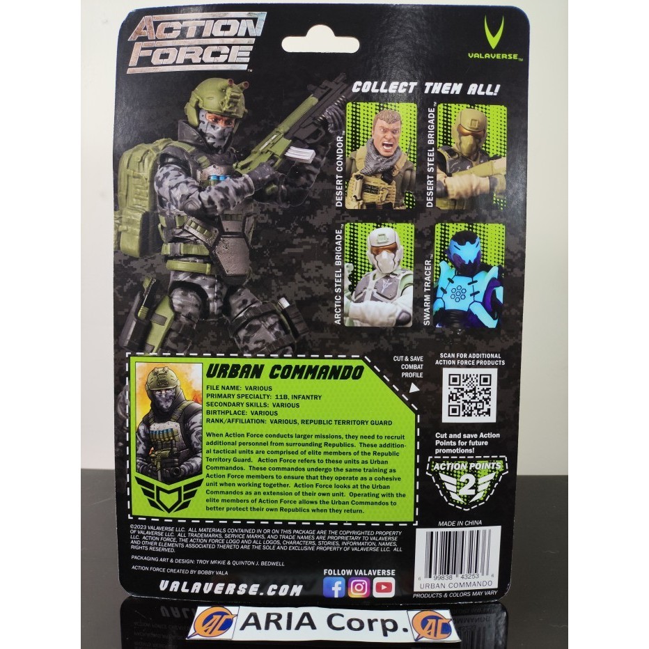 Jual Terbaik 1/12 Valaverse Army Action Force Figure Urban Commando ...