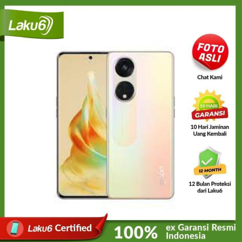 Jual Oppo Reno8 T 5G (CPH2505) 8GB/256GB Bekas Resmi Indo | Shopee ...