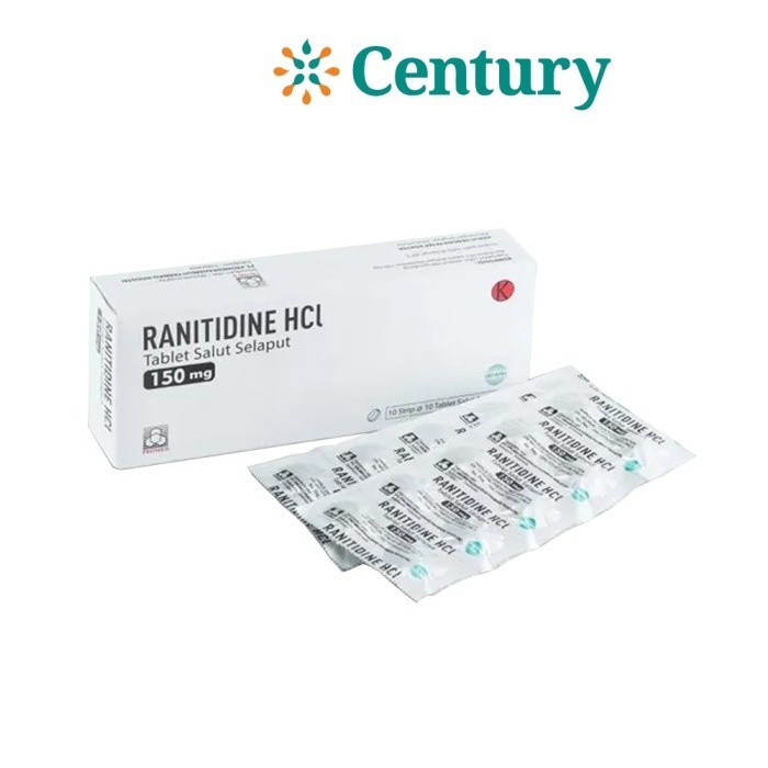 Jual RANITIDINE 150MG 1 STRIP ISI 10 TABLET / GERD / ASAM LAMBUNG ...