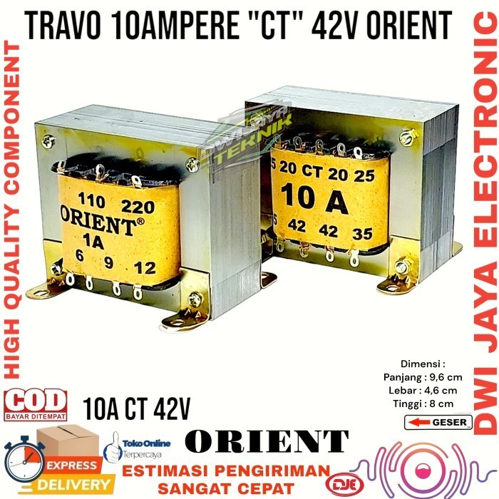 Jual TRAVO 10A CT 42 trafo 10 A CT42 ORIENT 10 ampere | Shopee Indonesia