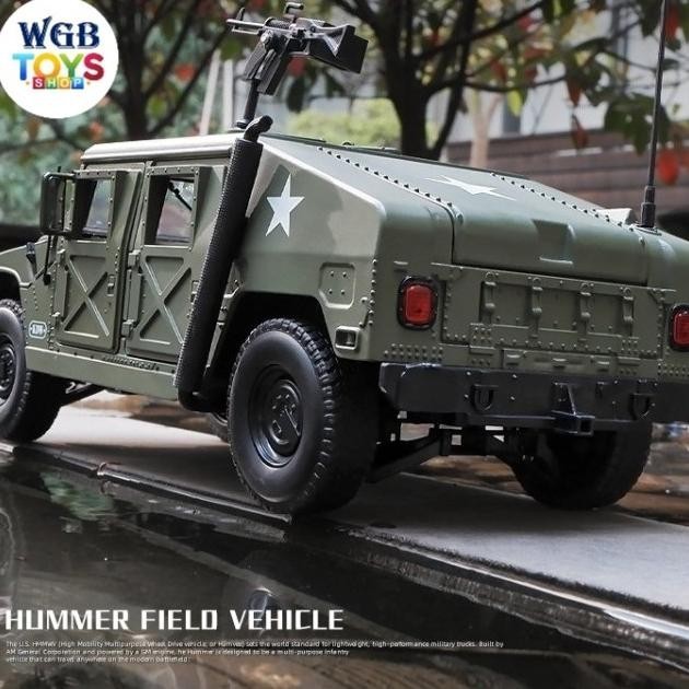 Jual Hummer Humvee Diecast Mobil Military Scala 1:18 Alloy Metal ...