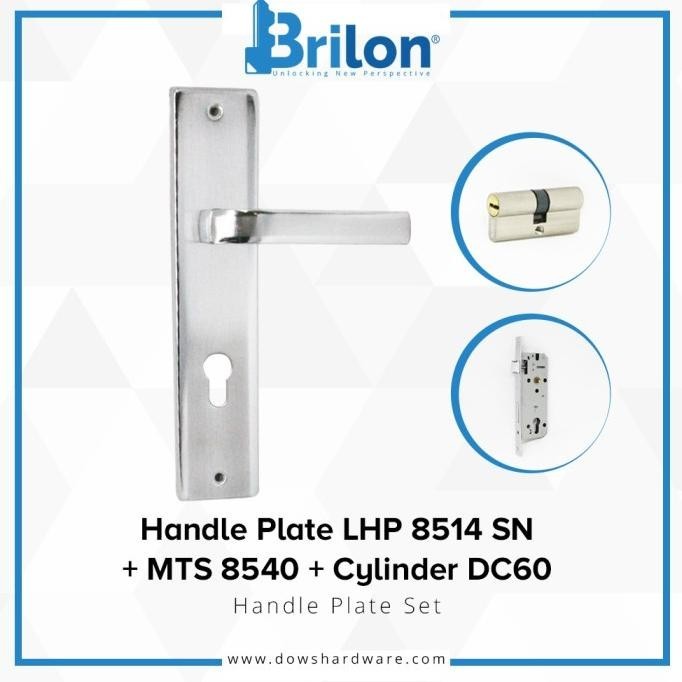Jual Handle Pintu Kayu Ukuran Besar Brilon Tipe LHP 8514 SN | Shopee ...