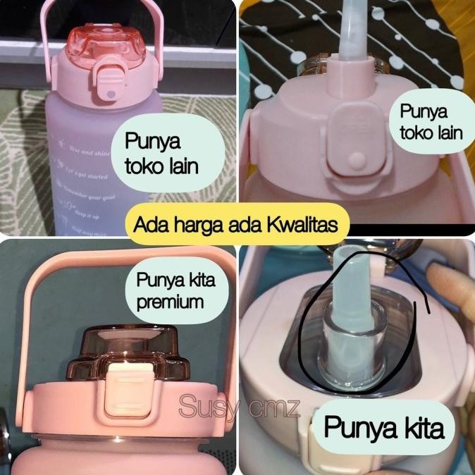 Jual Botol Minum Motivasi Pelangi - Botol Minum Besar - Botol Minum ...