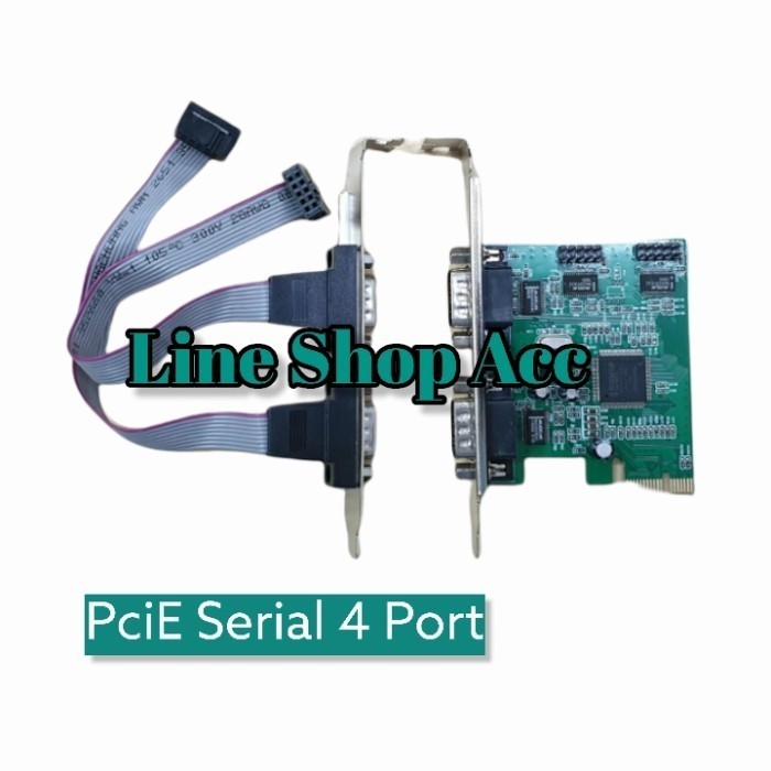 Jual PciE Serial 4 Port Pci Express | Shopee Indonesia