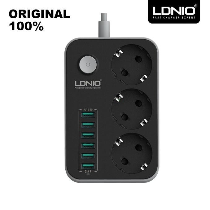 Jual LDNIO SE3631 Power Socket Usb Charger Stop Kontak Colokan Usb Original | Shopee Indonesia
