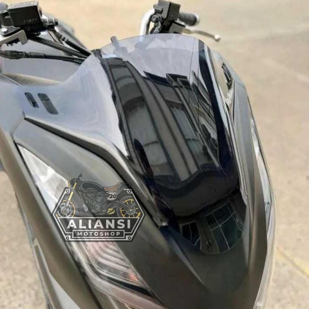 Jual Windshield Honda PCX 160 model standar sirip visor PCX 160 standar ...
