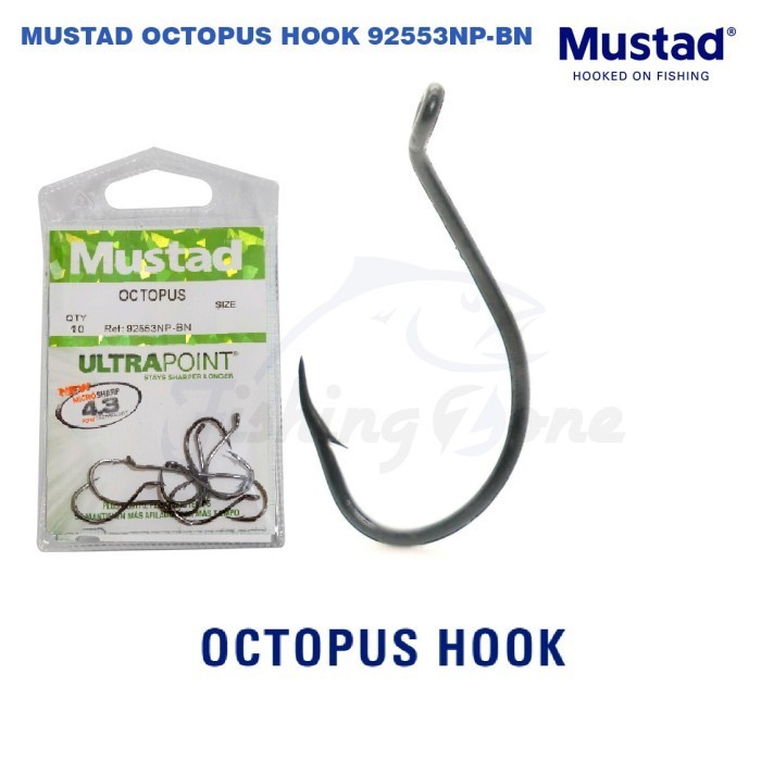 Jual Mustad OCTOPUS Beak Hook Ultra Point 92553NP-BN Mata Kail Ujung ...