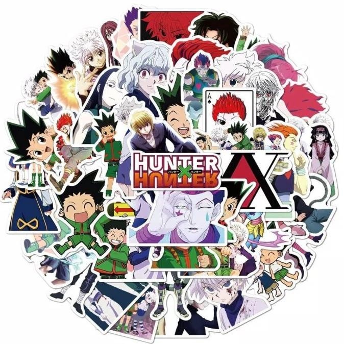 Jual Stiker Anime Komik Hunter X Hunter Mangga Stickers Set Of 50 ...
