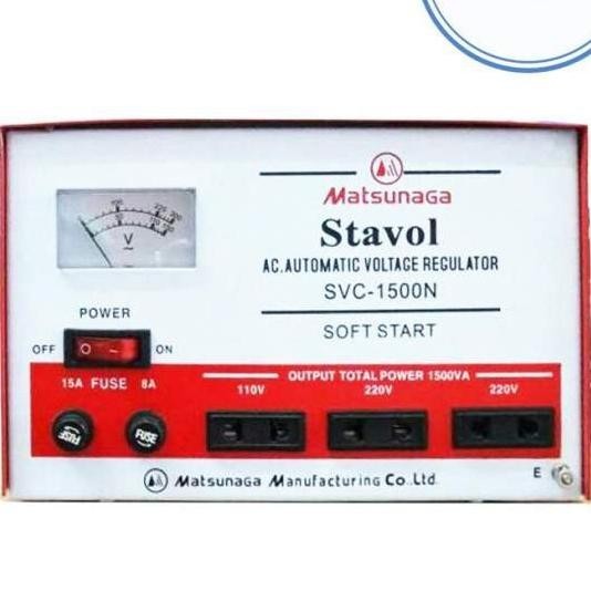 Jual Stabilizer Matsunaga 1500 Watt - Stavol Svc-1500N - Matsunaga 1500Va Terbaru | Shopee Indonesia