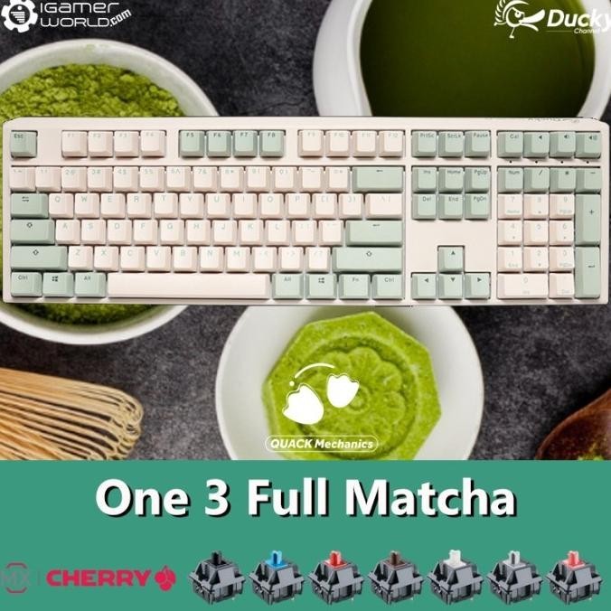 Jual TERBARU - Ducky One 3 Fullsize Matcha Hotswap Mechanical Gaming ...