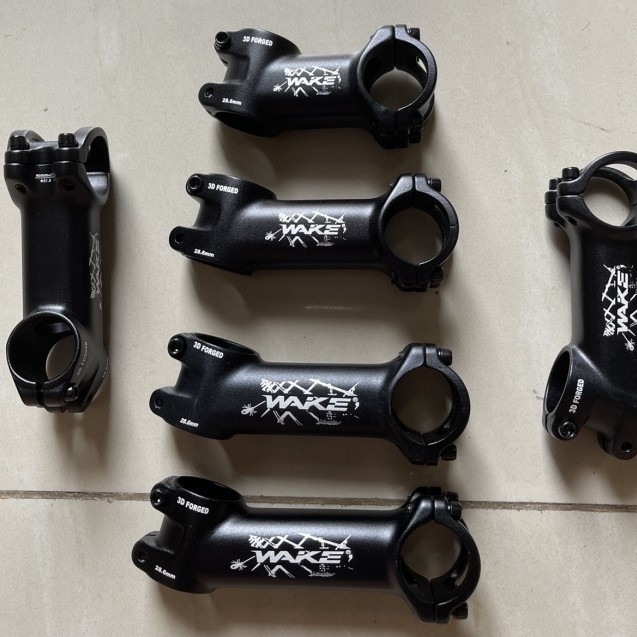 Jual Stem Sepeda Wake 60 70 80 90 100 Mm 25 Derajat Degree 6 7 8 9 10Cm ...