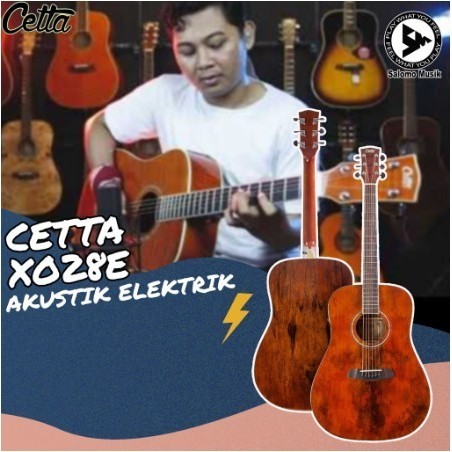 Jual Gitar Akustik Cetta XO28E | Shopee Indonesia