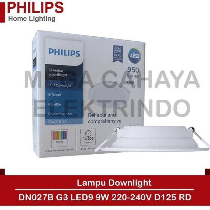 Jual PHILIPS LED Downlight DN027B G3 LED9 - 9W - 5 Inch | Shopee Indonesia