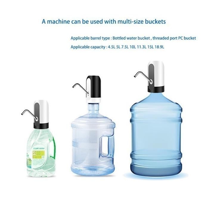 Jual Alat Pompa Aqua Galon Elektrik Usb Charger Otomatis Sedot Air ...