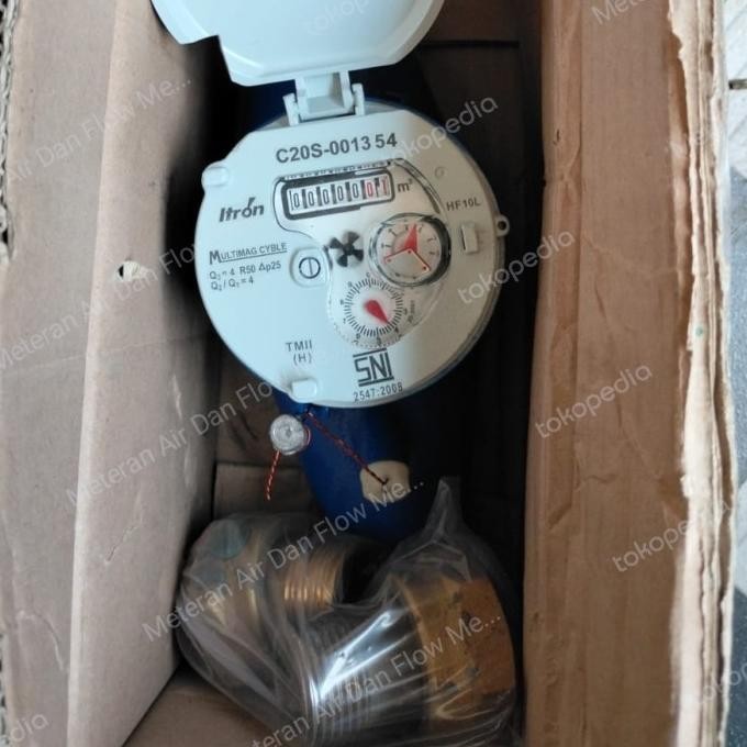Jual Tersedia Water Meter 3/4 Inch Itron Multimag Cyble Dn20Mm+Tera ...