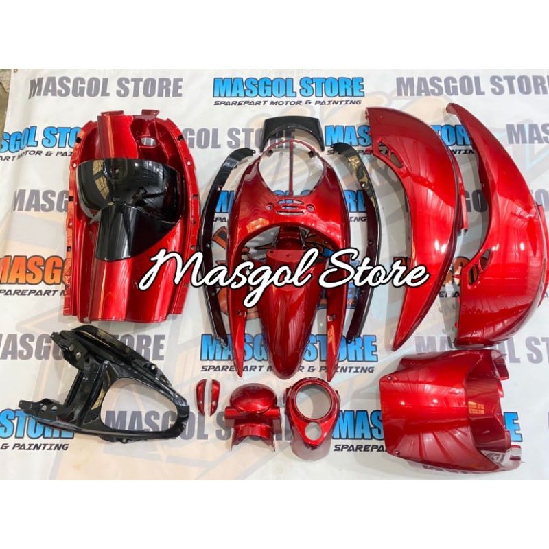 Jual Full body halus Scoopy karbu Merah candy Custom | Shopee Indonesia