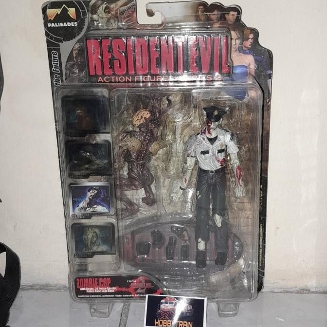 Jual PALISADES RESIDENT EVIL ZOMBIE COP WITH LICKER ACTION FIGURE ...