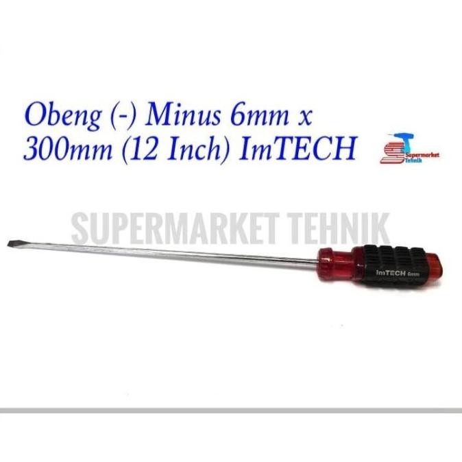 Jual Obeng Minus (-) Panjang 30Cm ( 1Ft ) | Shopee Indonesia