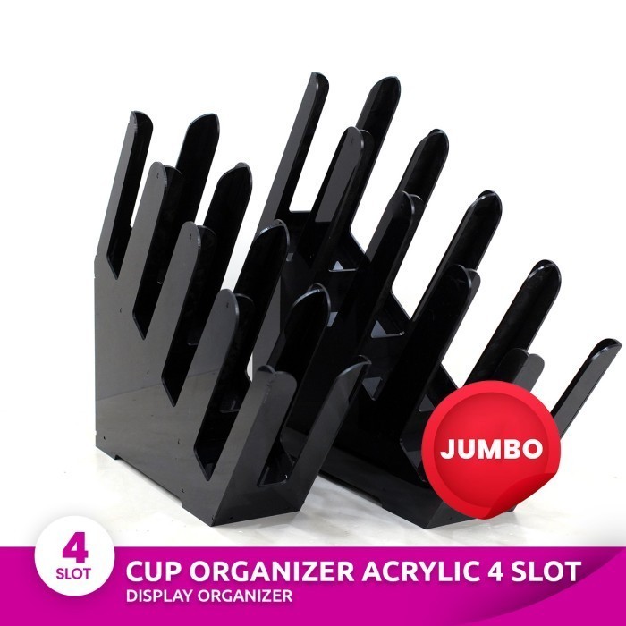 Jual Ptr Rak Rack Paper Cup Organizer 9 Oz Single Bar Isi 4 Slot ...