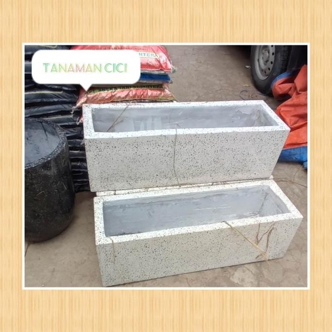 Jual TERBARU - pot terazo pot batu panjang real picture | Shopee Indonesia