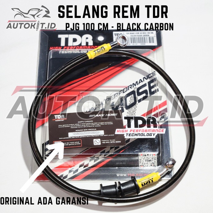 Jual SELANG REM TDR 100cm ORIGINAL TDR RACING K01 | Shopee Indonesia