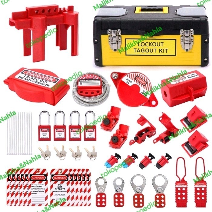 Jual /////] Lockout Tagout - Lock Out Tag Out Kit Safety Padlocks ...
