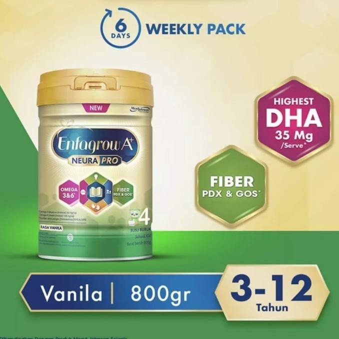 Jual [Baru] Enfagrow A+4 Vanila Kemasan Baru Formula Mfgm Pro 800Gr ...