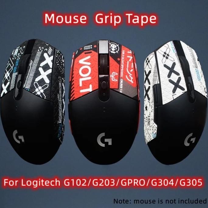 Jual Grip Tape Anti slip Skin Logitech G102 G203 G304 Prodigy Lightsync ...