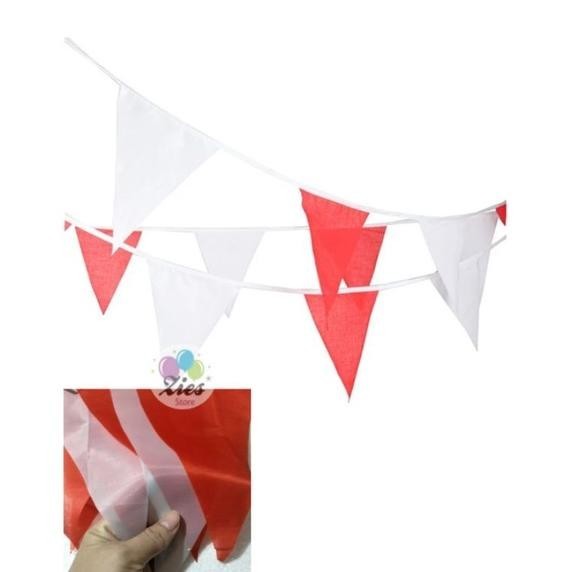 Jual BENDERA SEGITIGA MERAH PUTIH / BENDERA UMBUL UMBUL KARNAVAL HUT RI KAIN TERMURAH BANGET ...