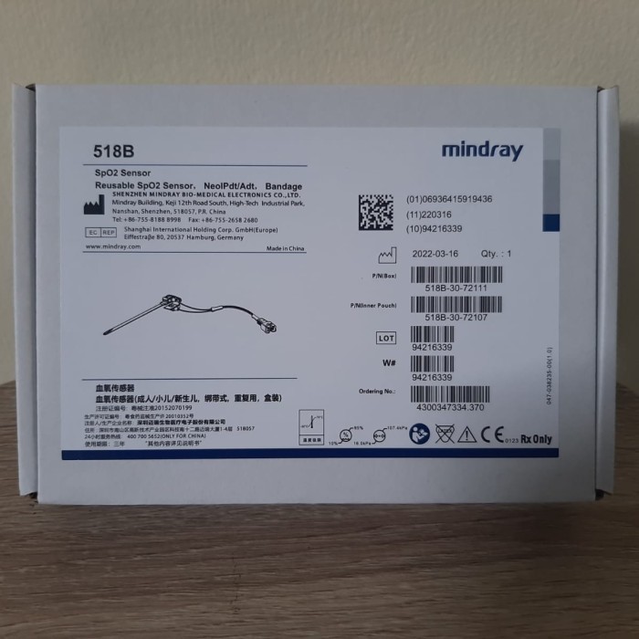 Jual kabel Spo2 sensor merk MINDRAY | Shopee Indonesia