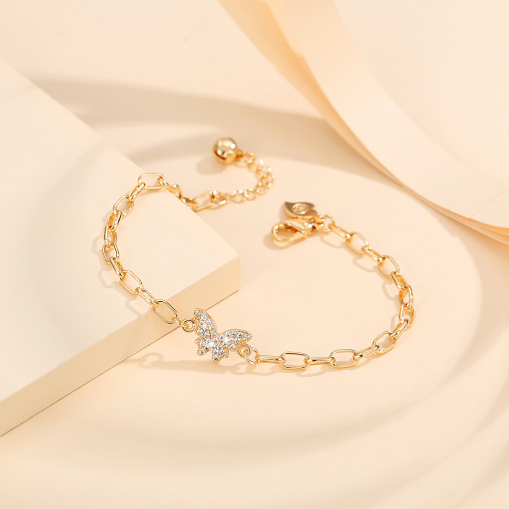 Jual Y099 【COD】 Wanita Korea Titanium Rantai Adjustable Gelang Mewah ...