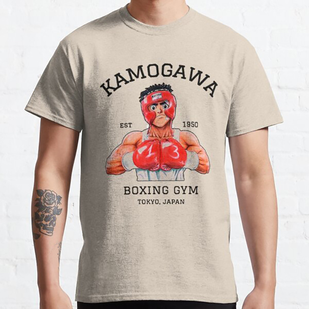 Jual Kaos Anime Hajime No Ippo Kaos Grafis Manga Kamagowa Kaus Katun ...