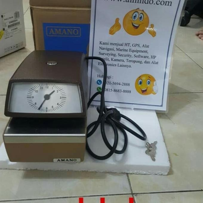 Jual [Baru] Amano 4740 / Time Stamp / Mesin /Absensi Kartu /Check Lock ...